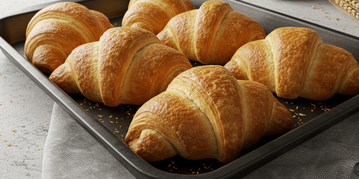 recette croissant sans gluten : croissants maison feuilletés