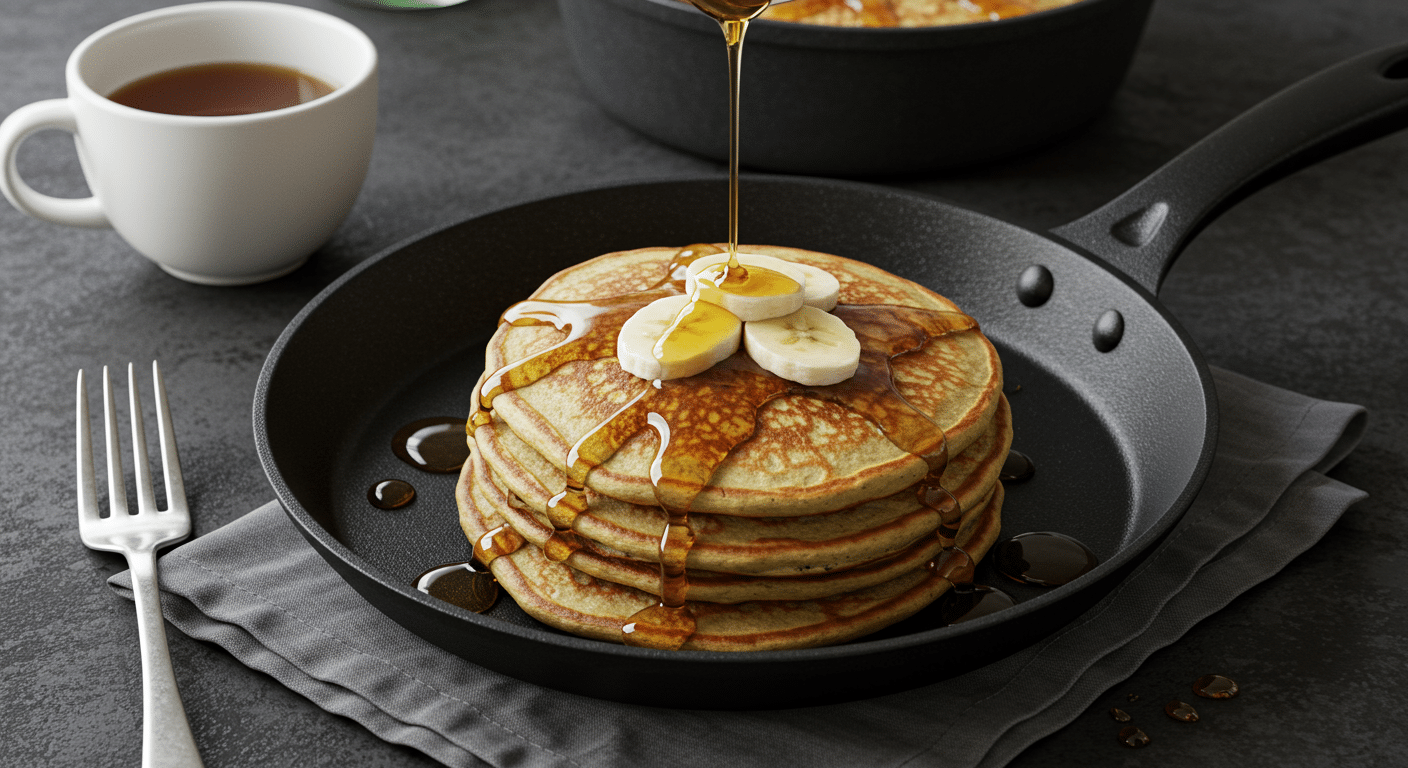 pancake sans oeuf et sans lait et sans beurre moelleux