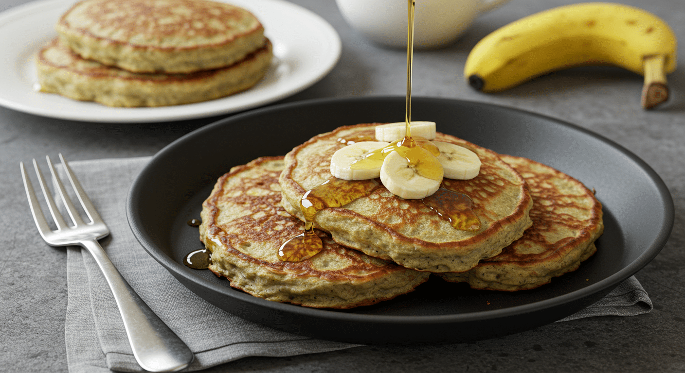 pancake sans oeuf banane avoine : pancakes moelleux et sains