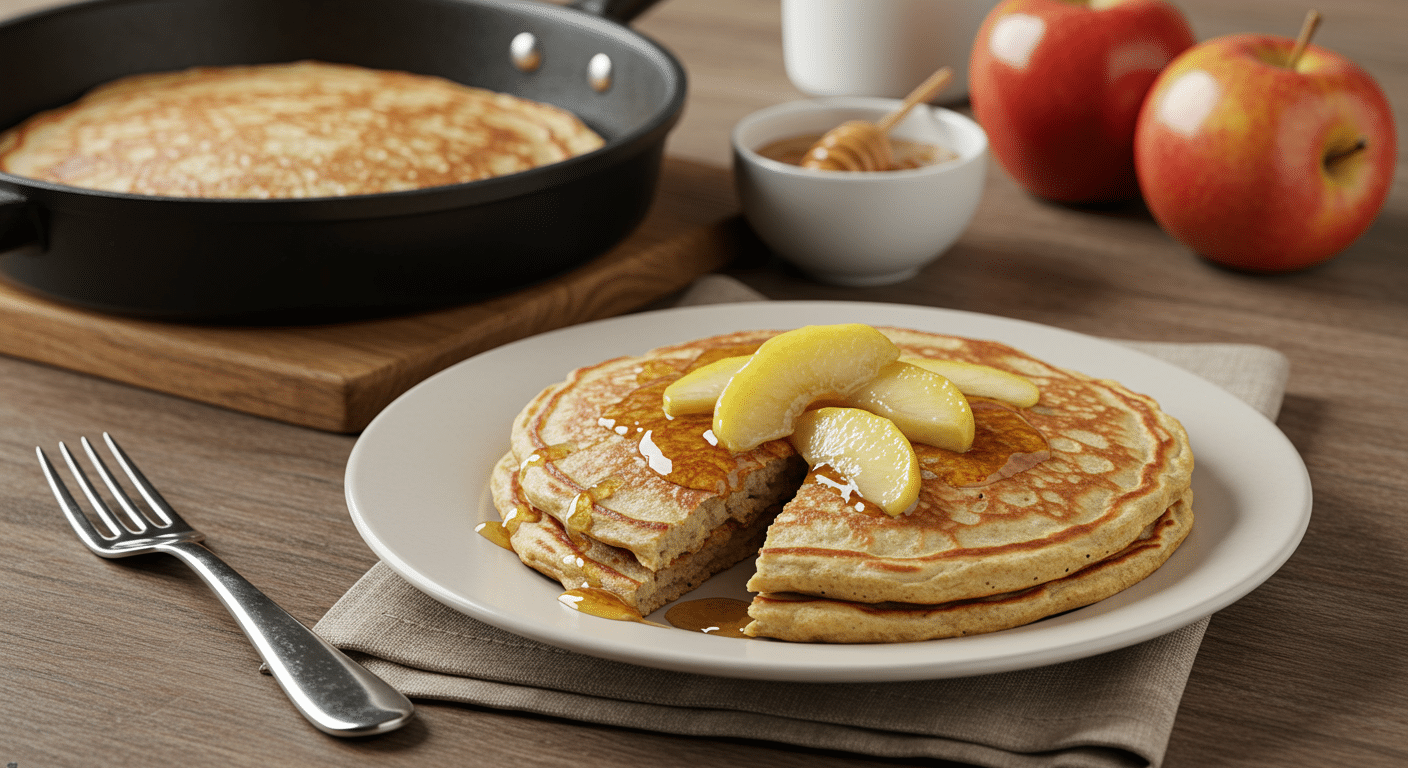 pancake sans oeuf compote : pancakes moelleux et vegan