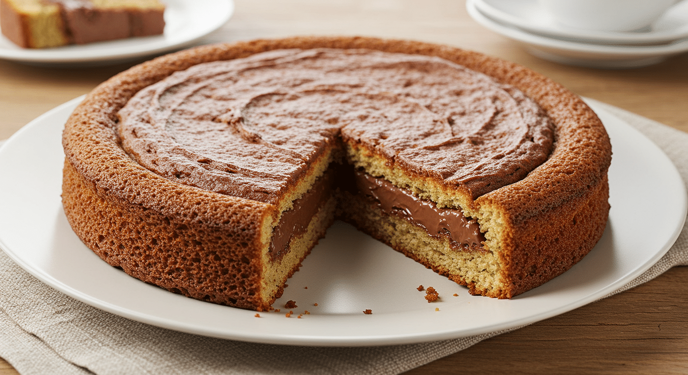 recette gateau au nutella sans lait moelleux et fondant