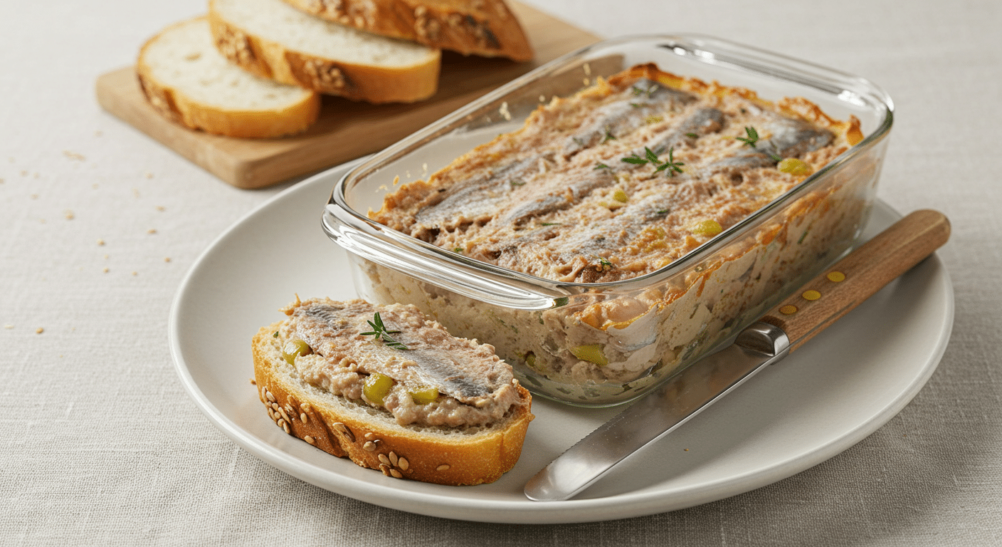 rillette de sardine sans gluten et sans lactose - apéro sain