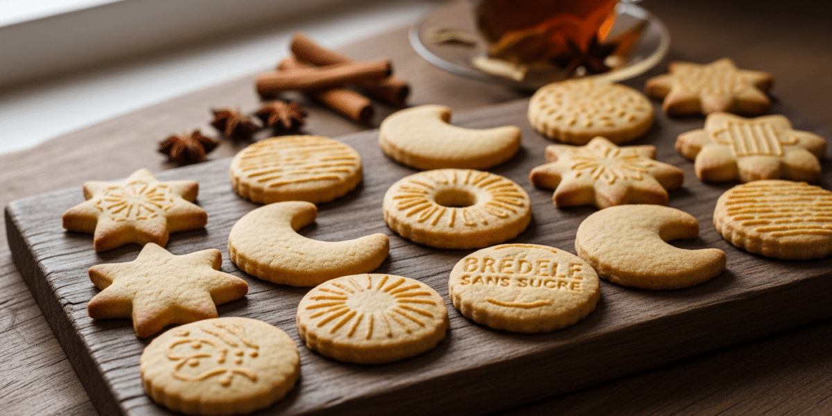 Recette bredele sans sucre : biscuits alsaciens sains