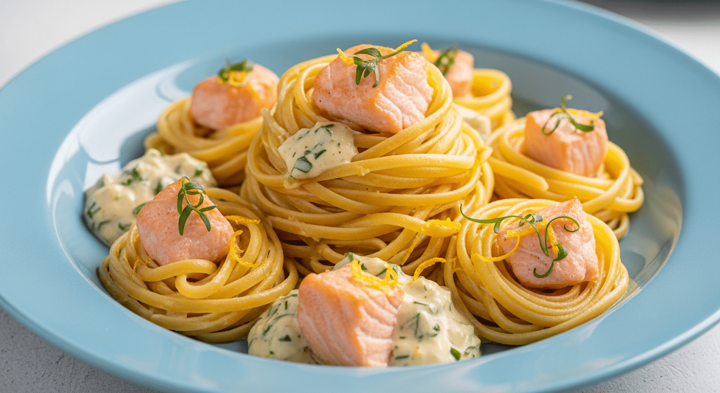 Pâtes au saumon sans fodmap: recette saine et rapide