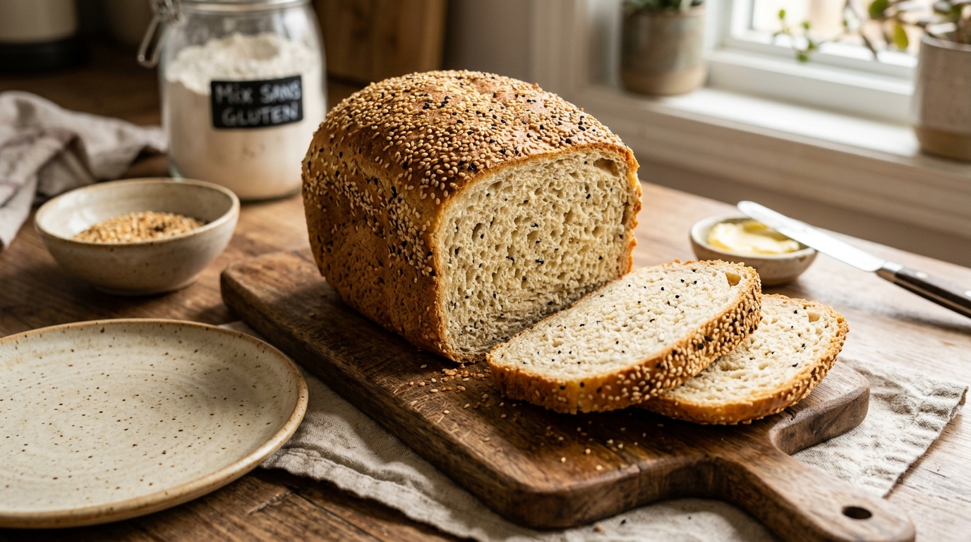 pain sesame machine a pain sans gluten: recette maison