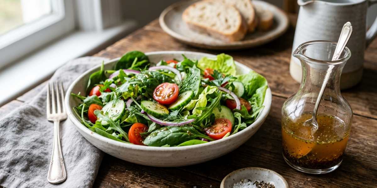 vinaigrette sans gluten sans moutarde facile et légère